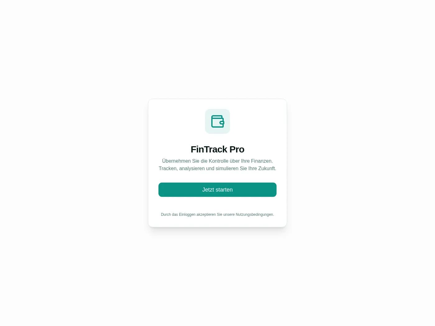 Finanzen Tracker Pro