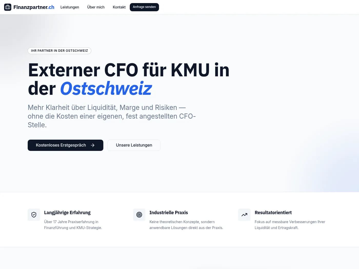 Finanzpartner.ch Pro Website