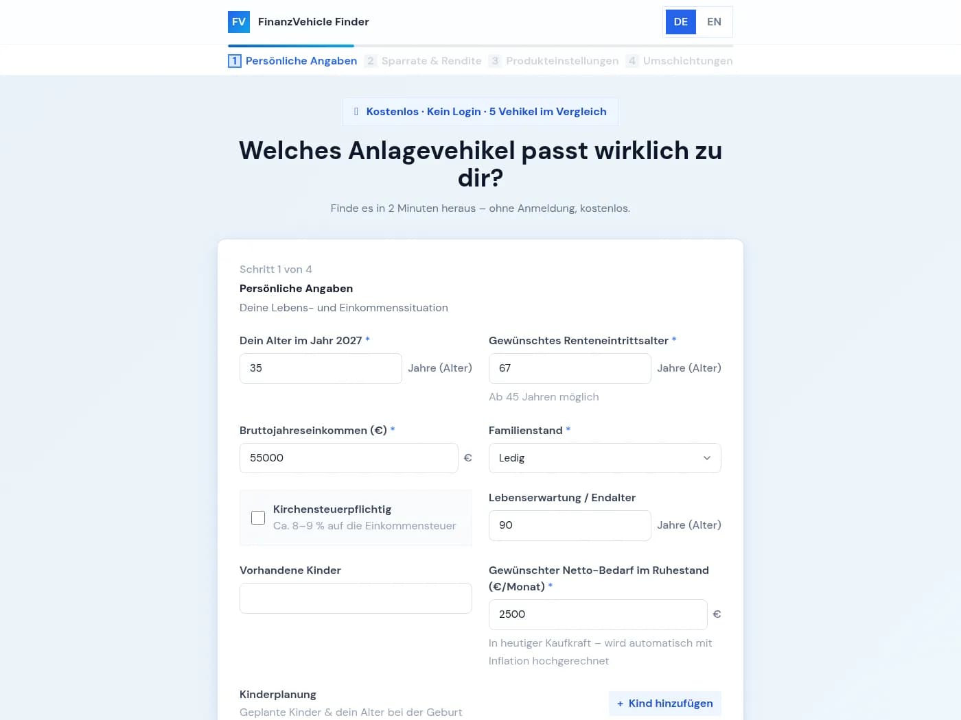 FinanzVehicle Finder