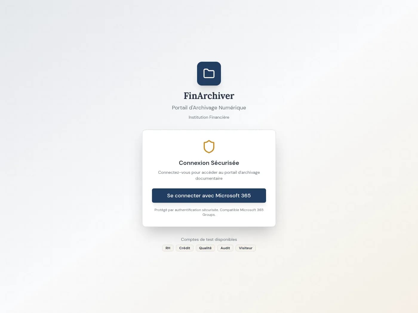 FinArchiver Portal