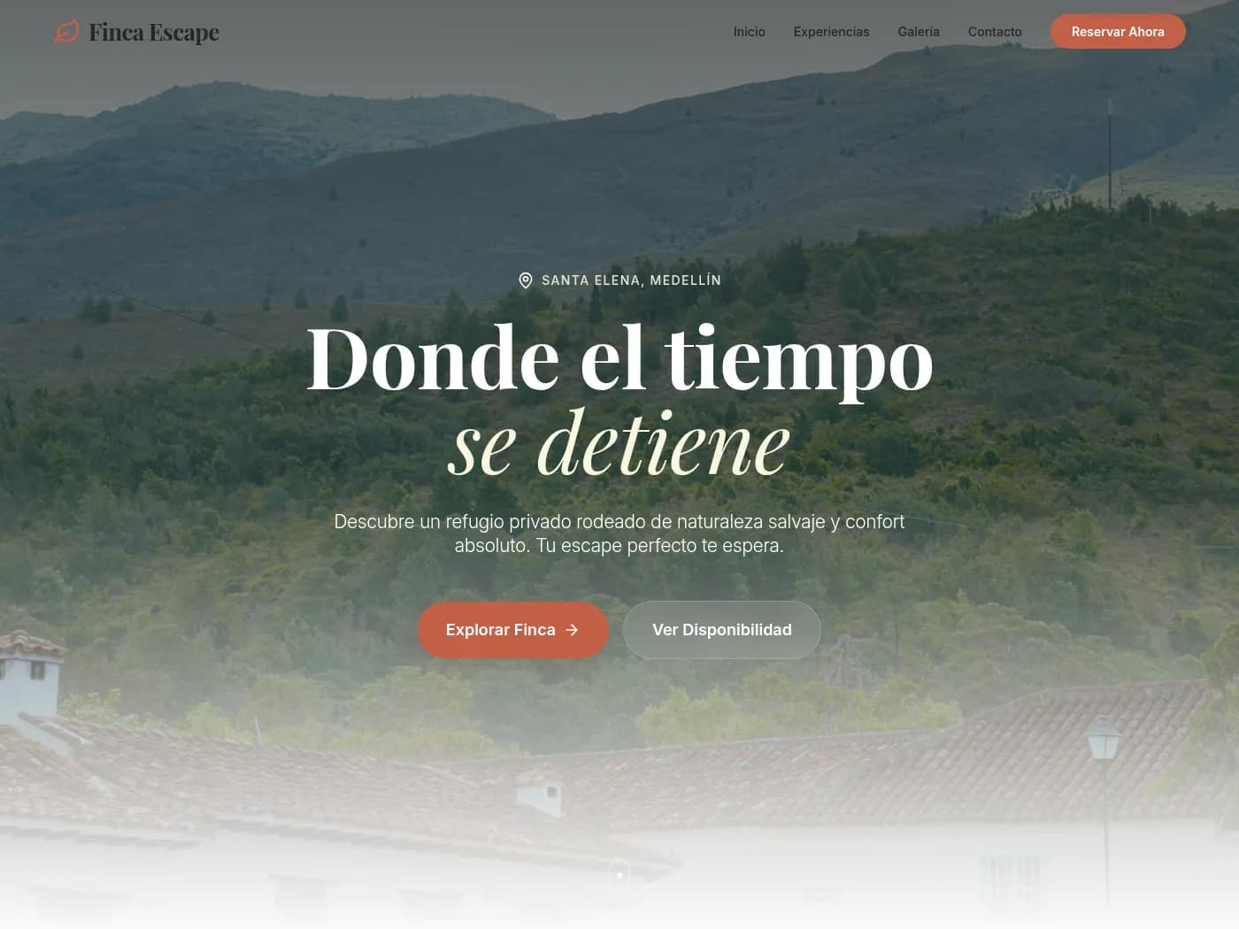 Finca Escape Landing