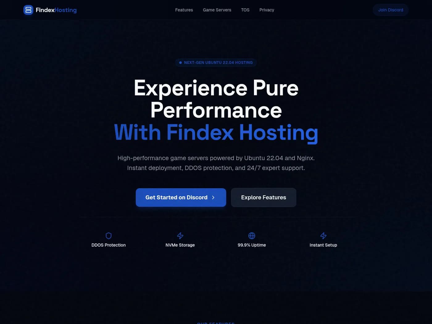 Findex Hosting Web Hub