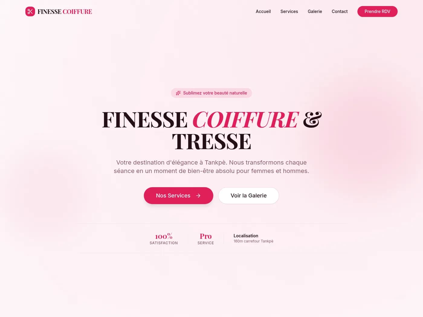 Finesse Coiffure Web