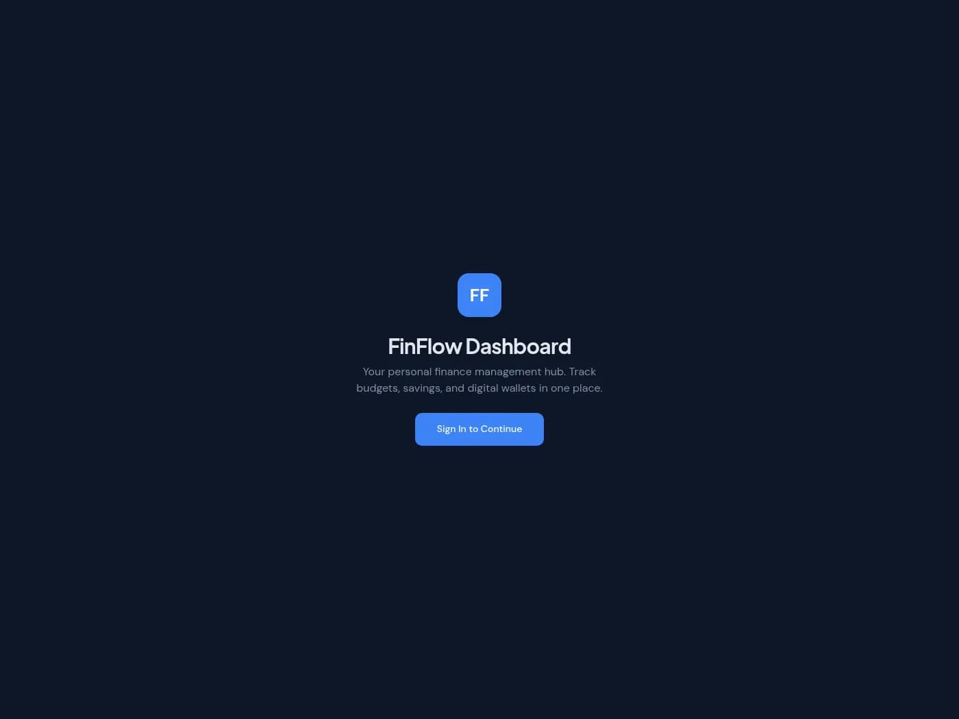 FinFlow Dashboard