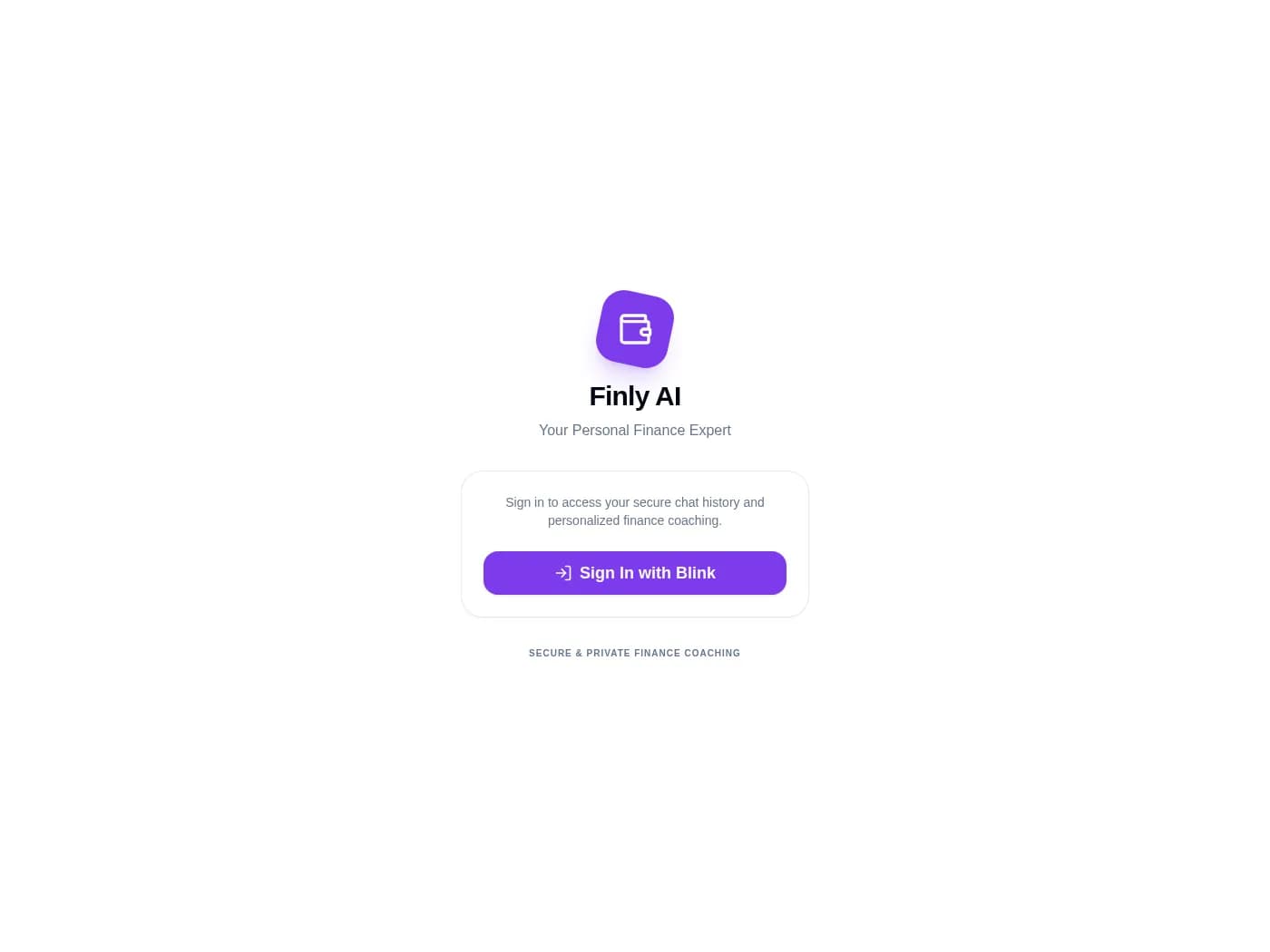 Finly AI Finance Coach