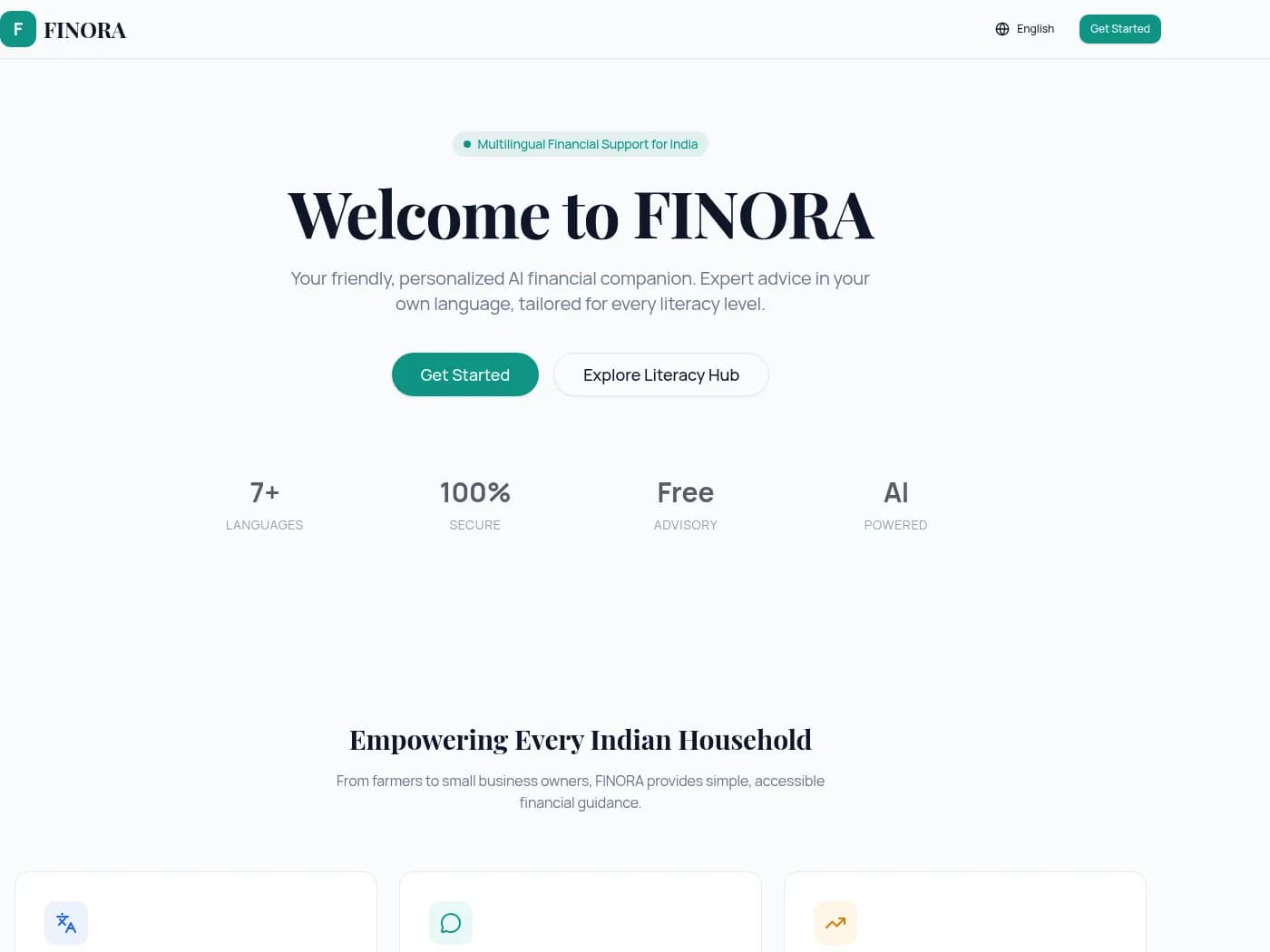 FINORA Financial Advisor AI