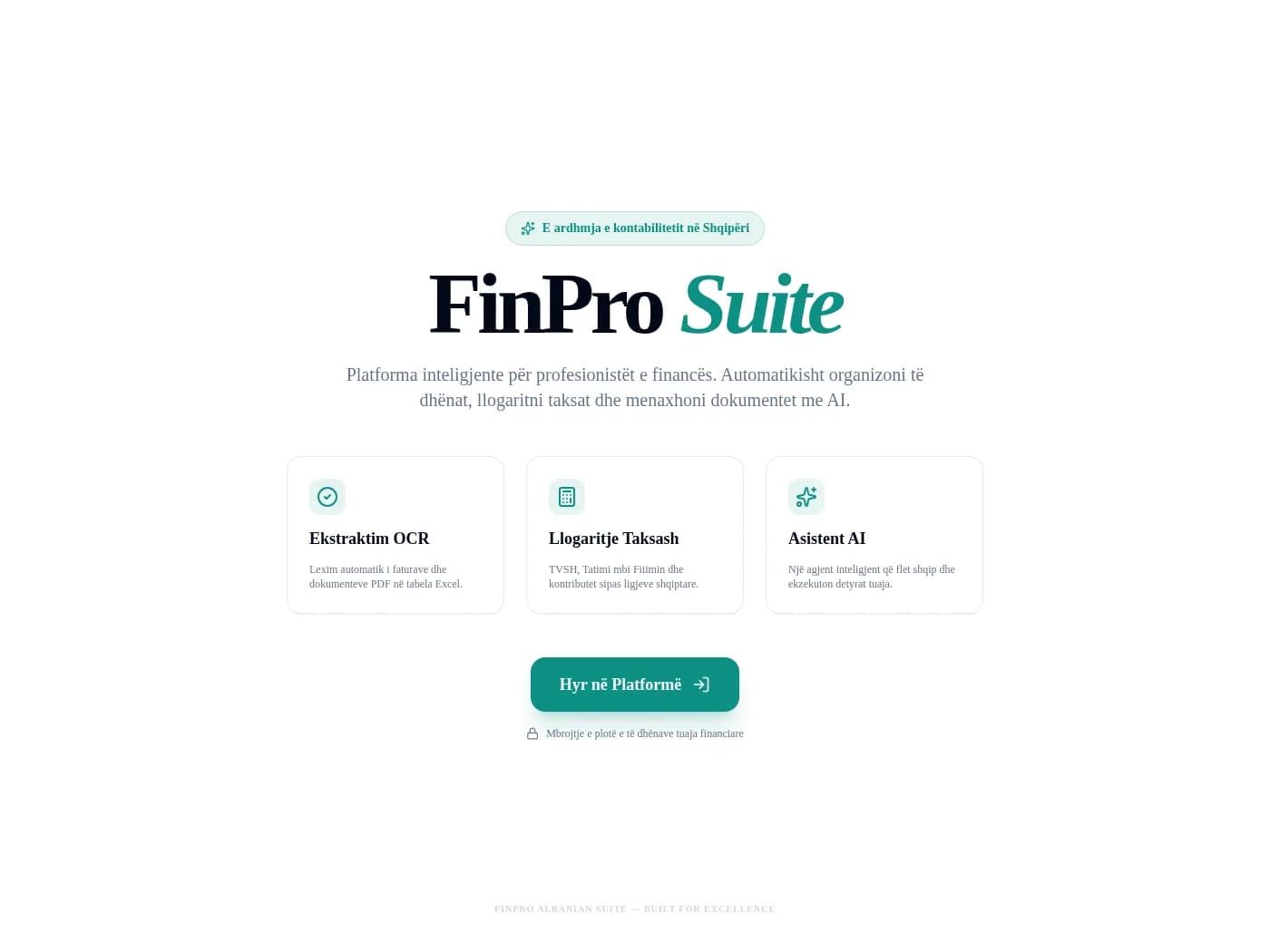 FinPro Albanian Suite