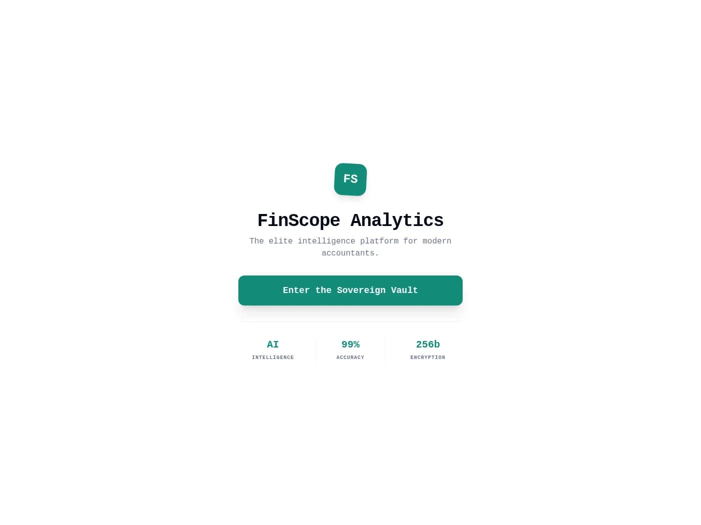 FinScope Analytics Platform