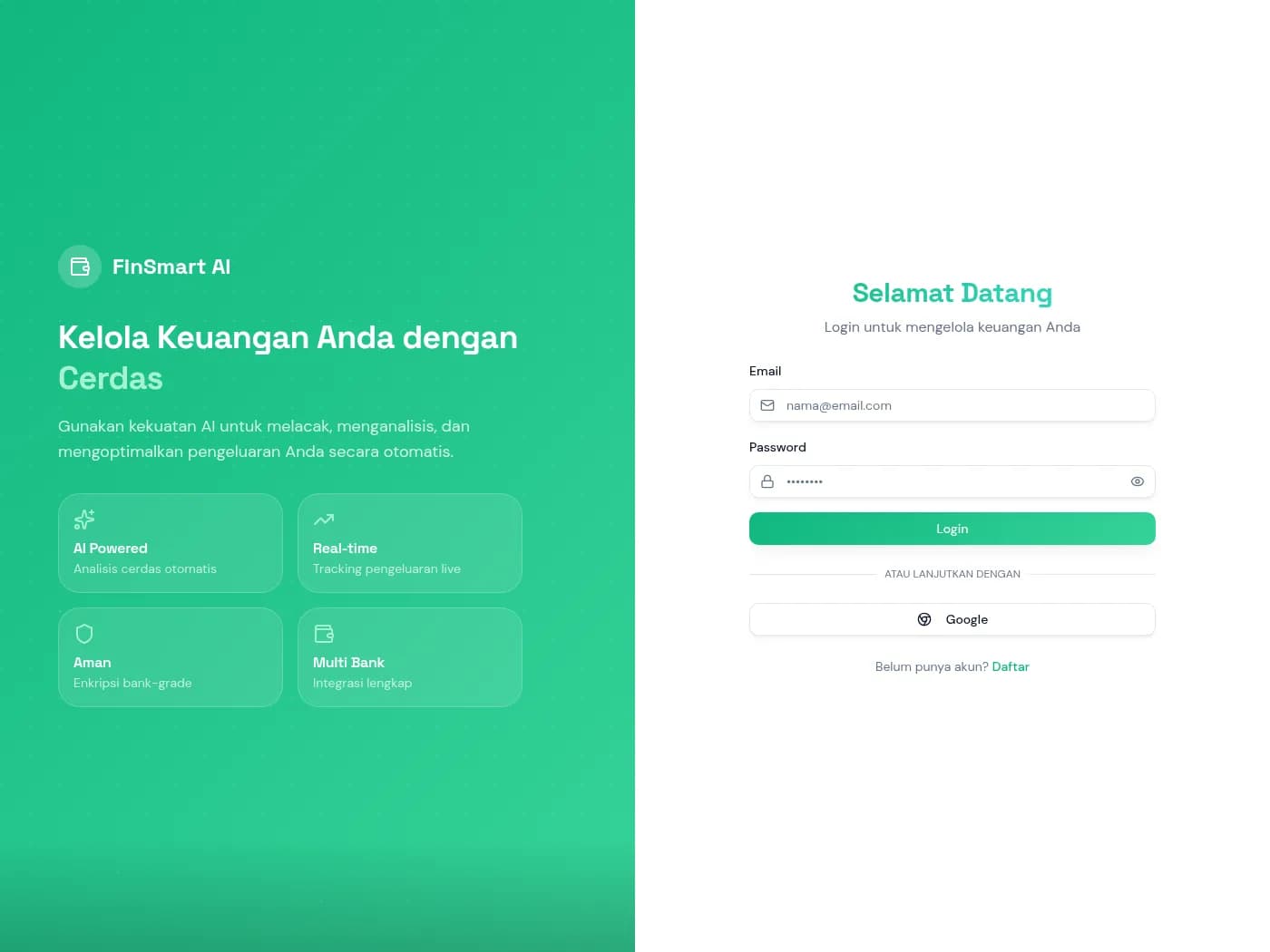 FinSmart AI Finance App