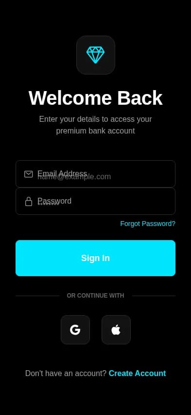 Fintech Luxe App