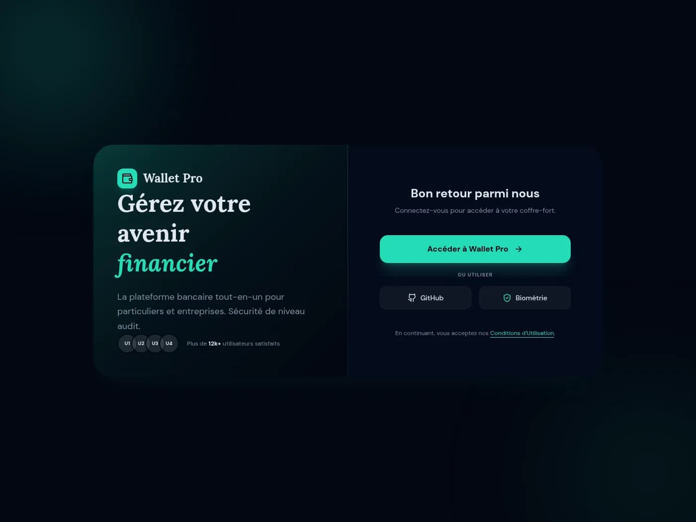 Fintech Wallet Pro