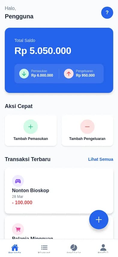 FinTrack Harian