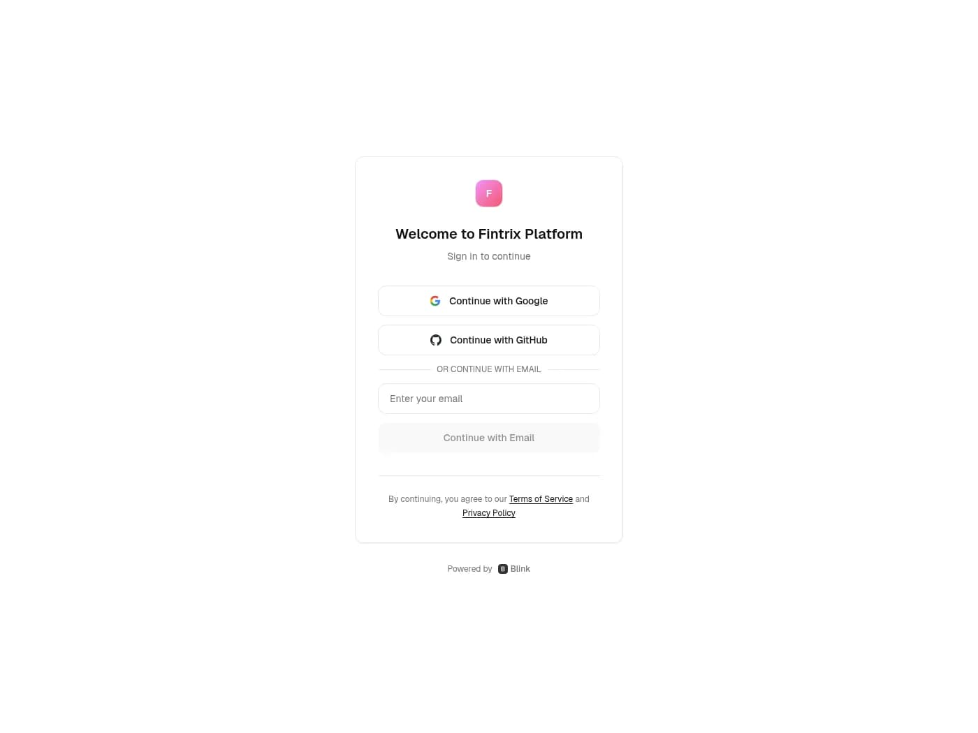 Fintrix Platform