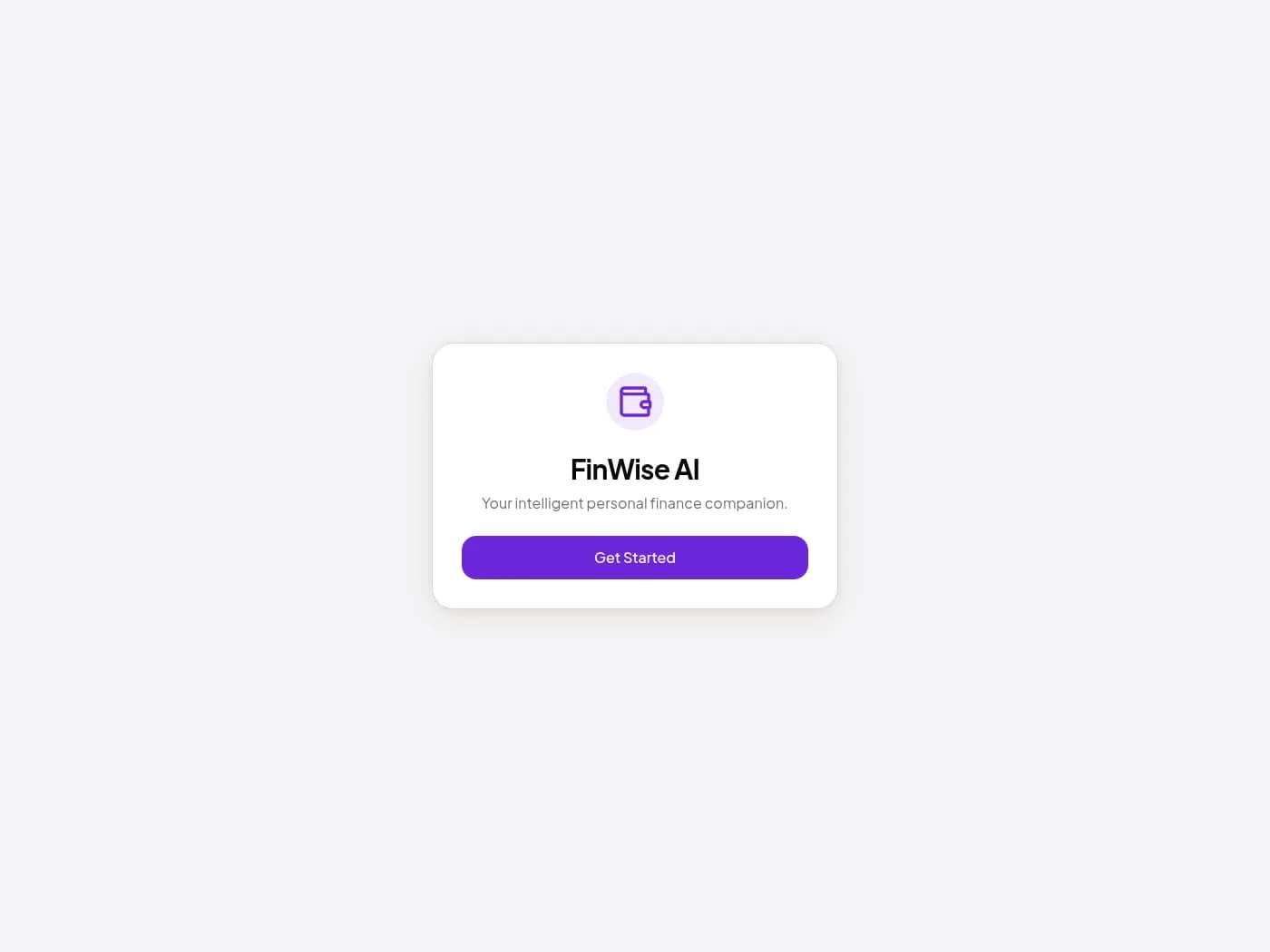 FinWise AI Advisor