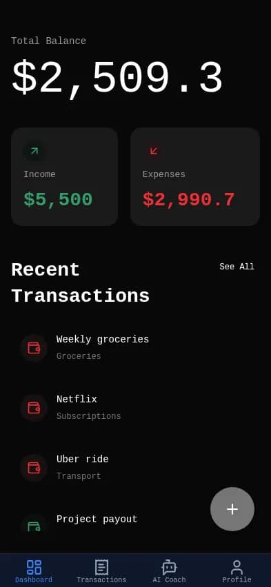 FinWise Tracker