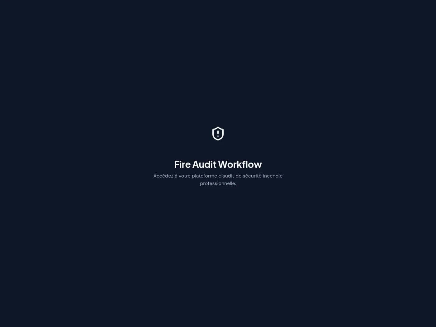 Fire Audit Workflow