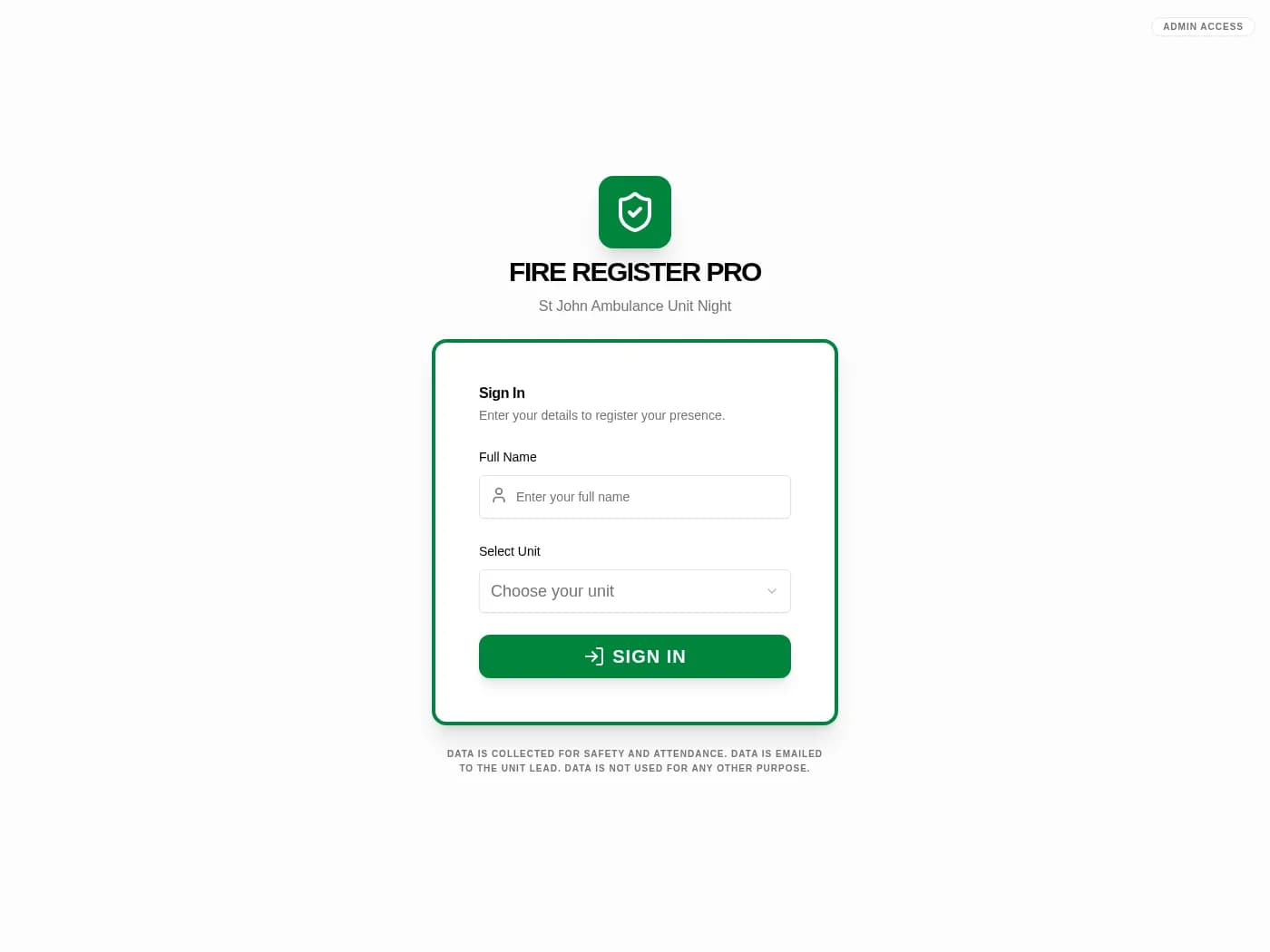 Live Fire Register Pro