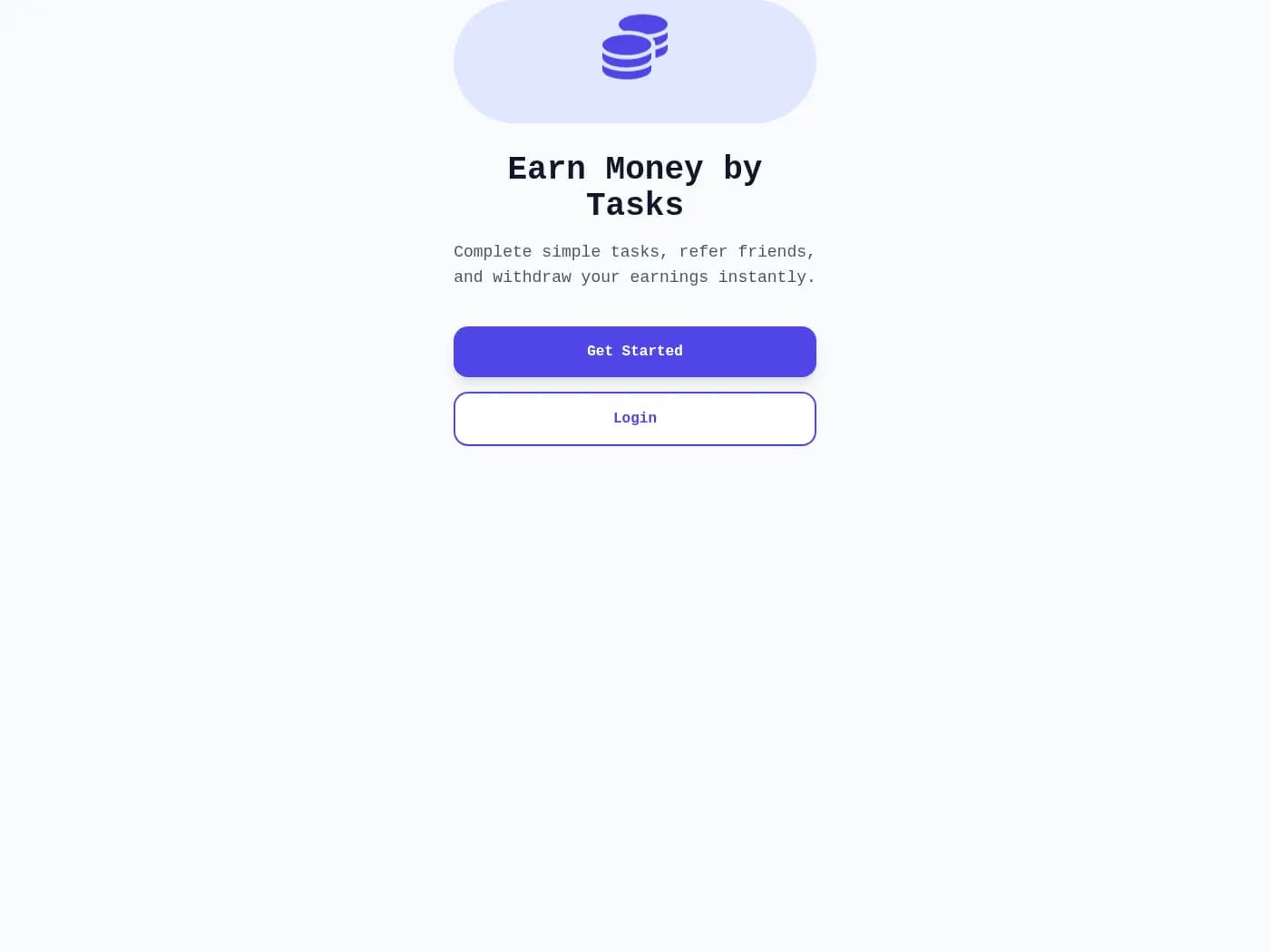 CoinEarner Web Portal