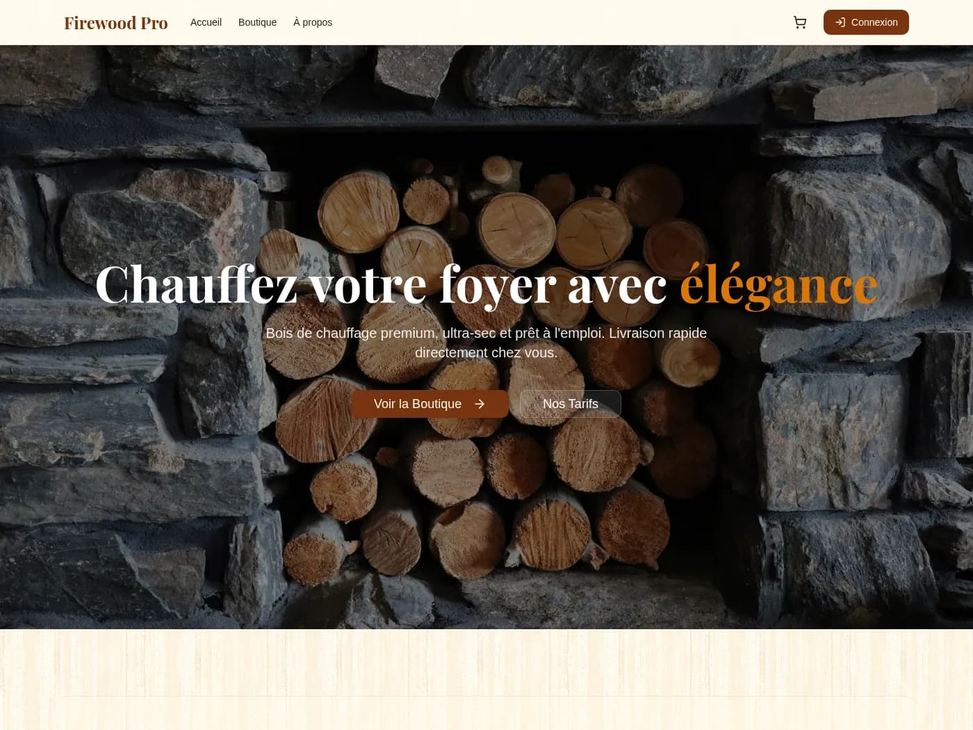 Firewood Pro Sales Site