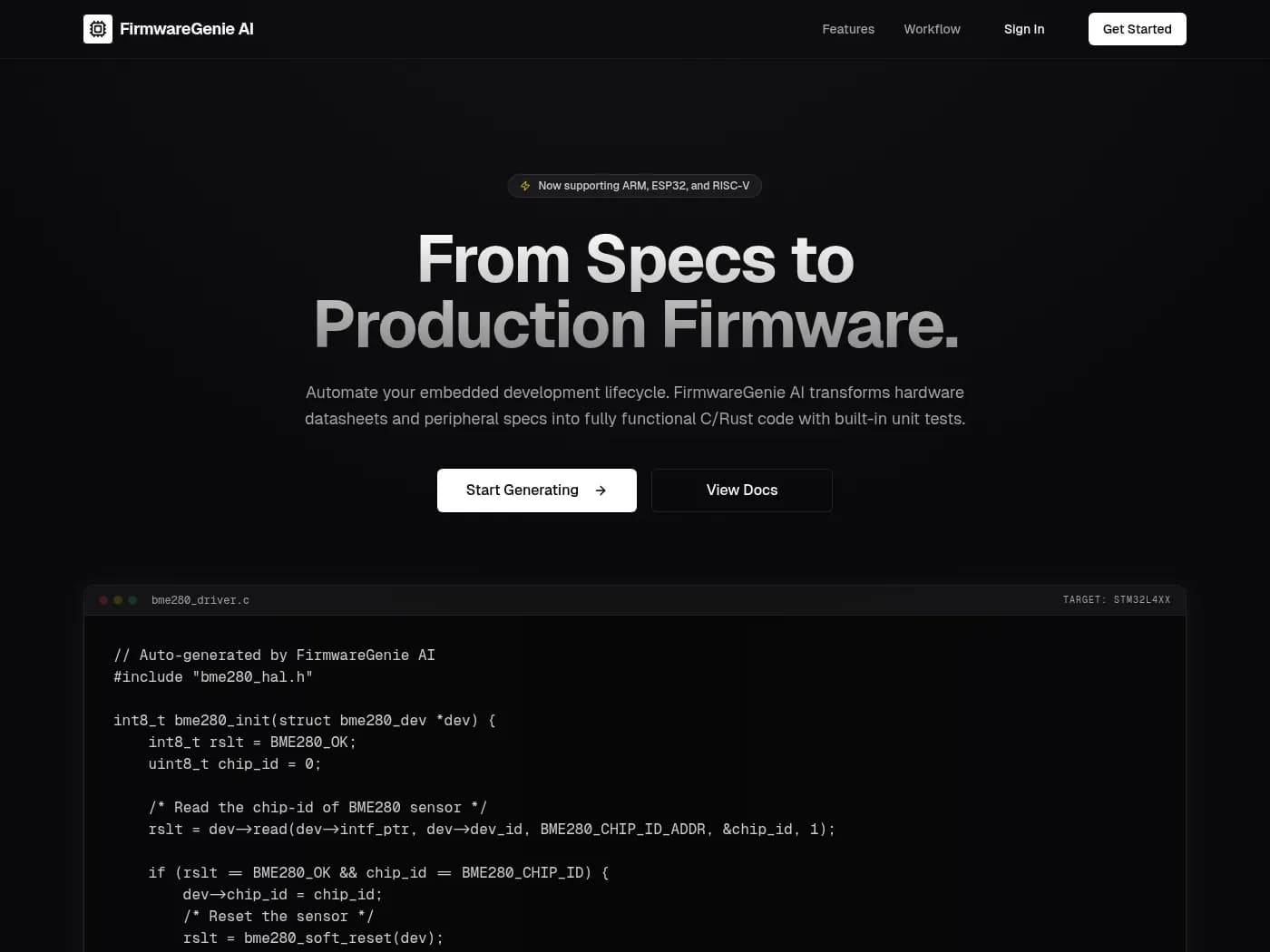 FirmwareGenie AI