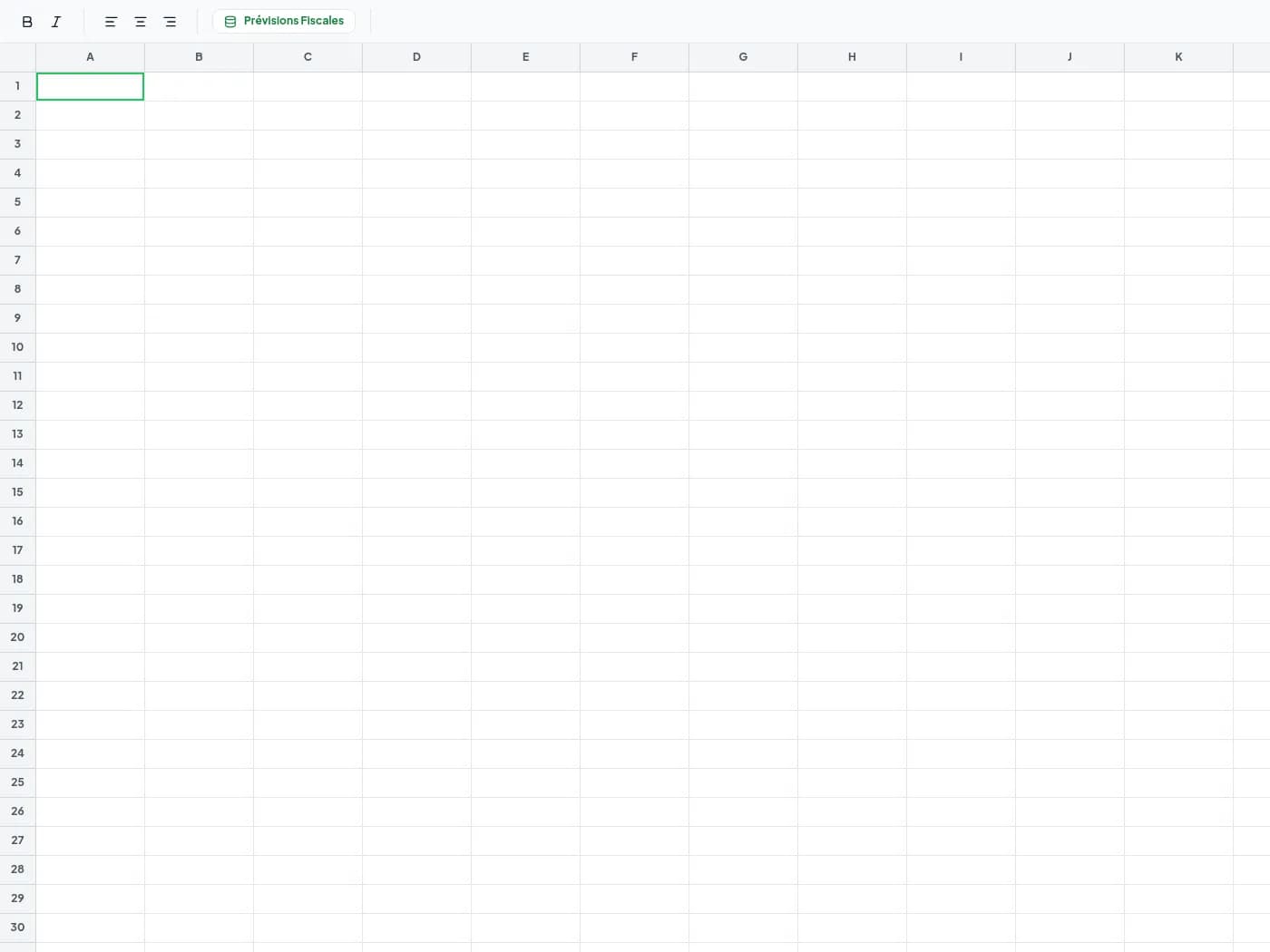 Fiscal Forecast Excel