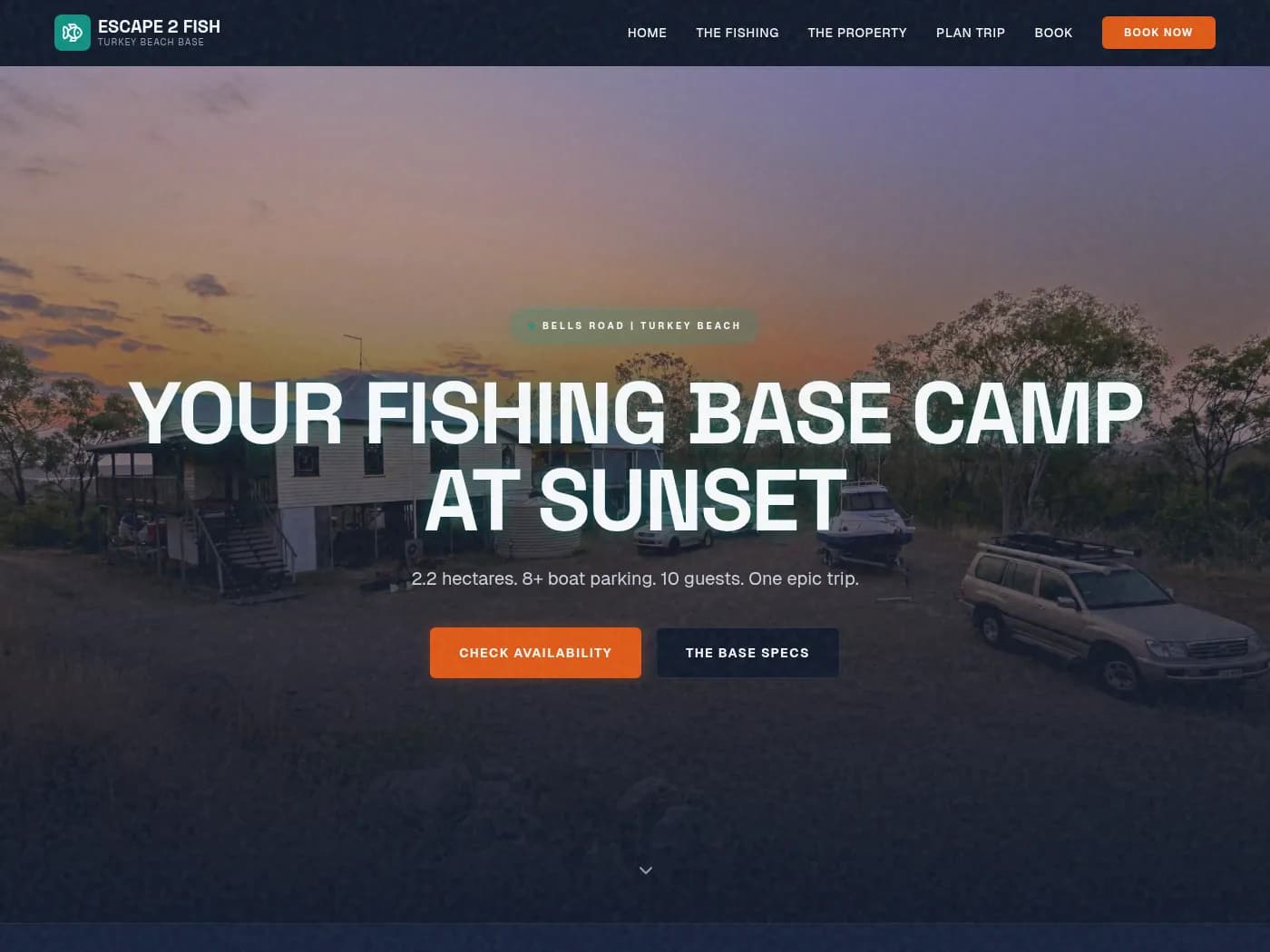 Escape 2 Fish Holiday Rental