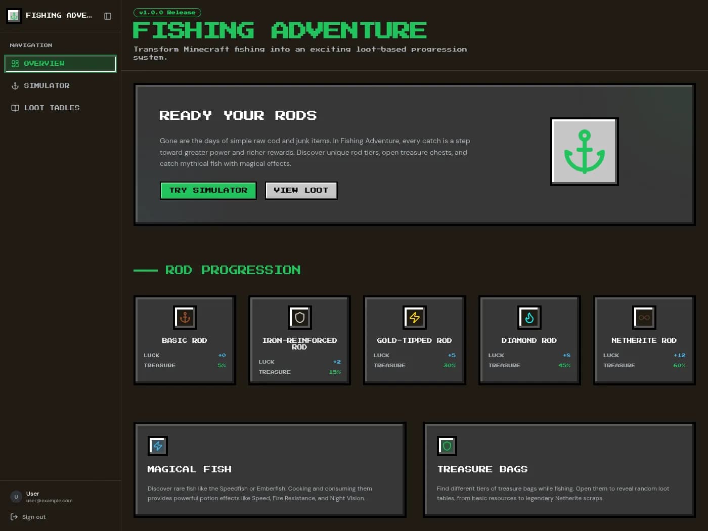 Fishing Adventure Addon