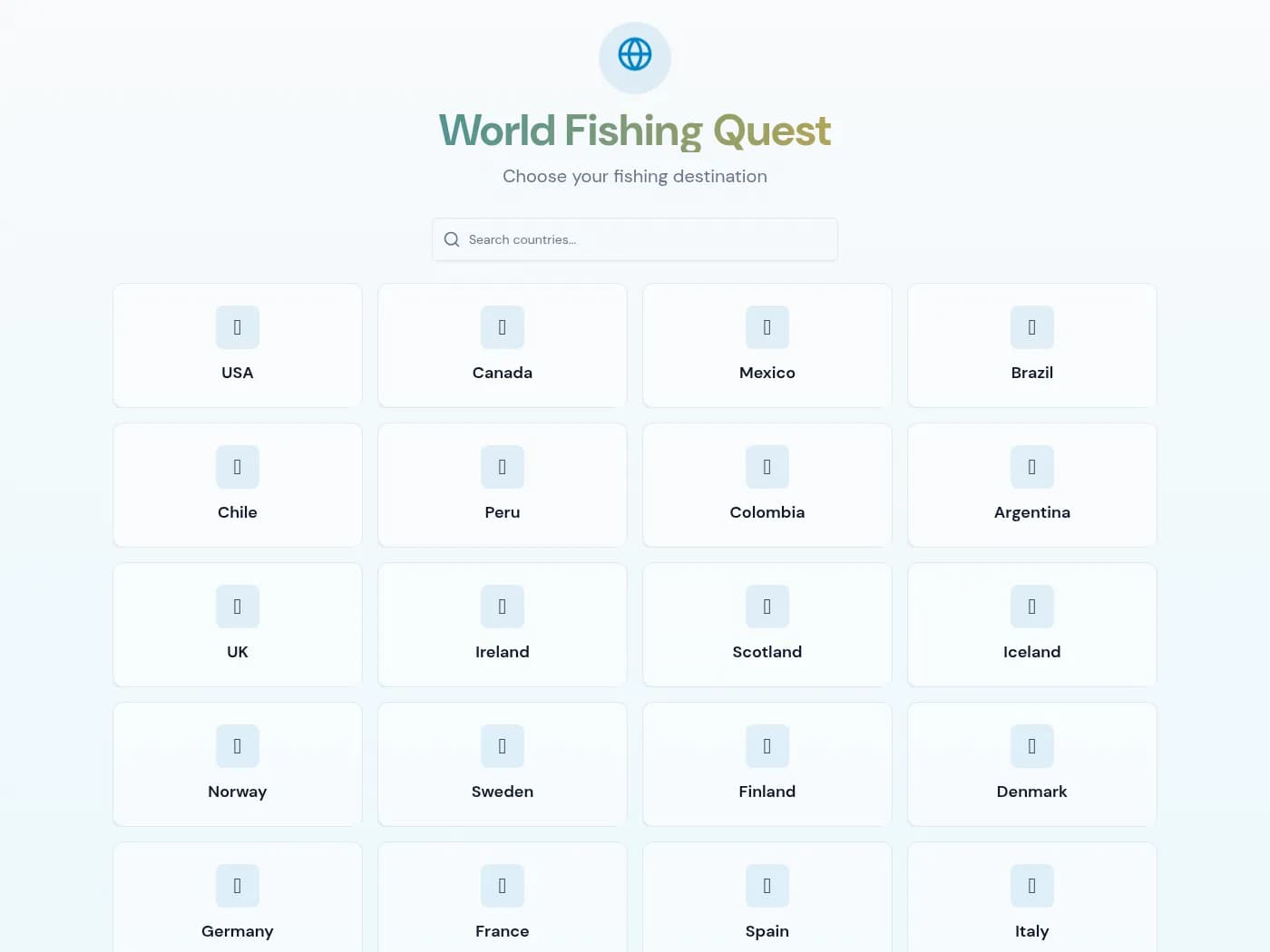 World Fishing Quest