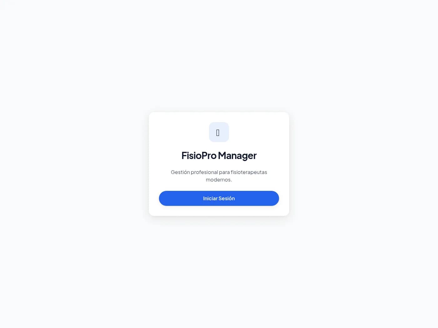 FisioPro Manager