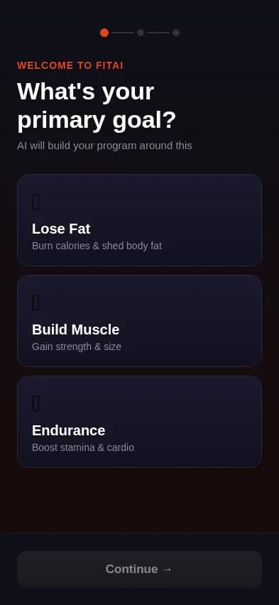 FitAI Mobile Coach