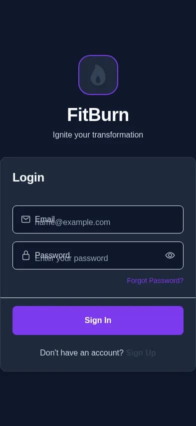 FitBurn - AI Fitness Tracker