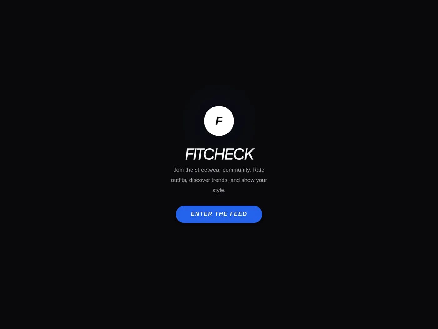 FitCheck Mobile App