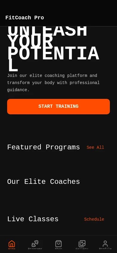 FitCoach Pro