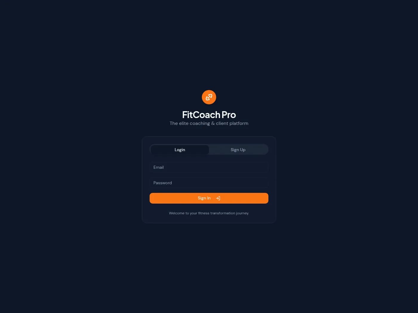 FitCoach Pro Platform