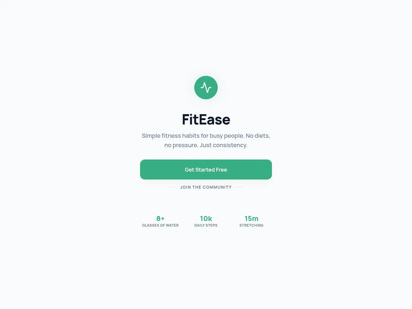 FitEase Habit Tracker