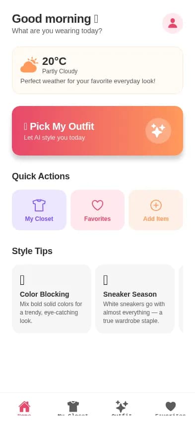 FitFlip Outfit Picker