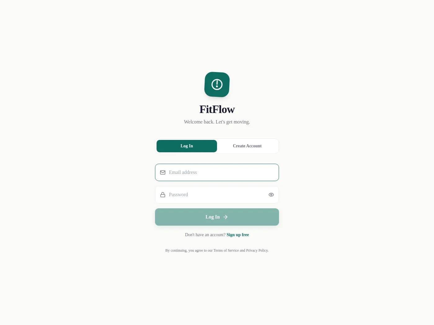 FitFlow AI Fitness Coach