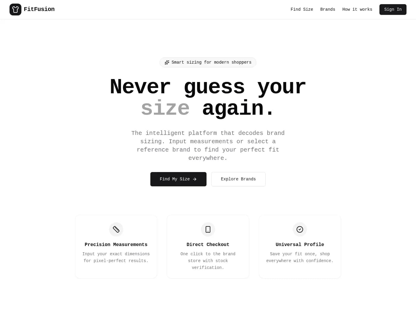 FitFusion Finder