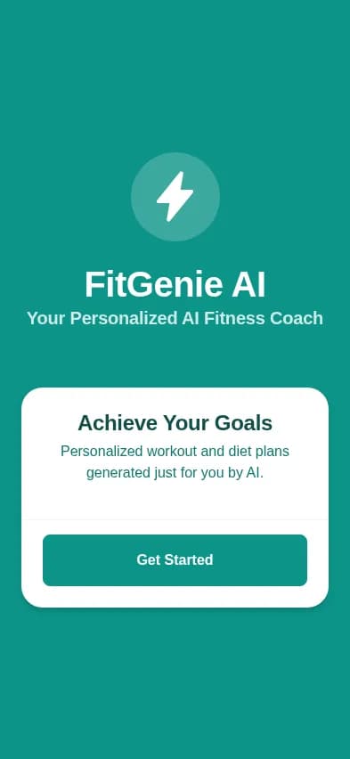 FitGenie AI Fitness App