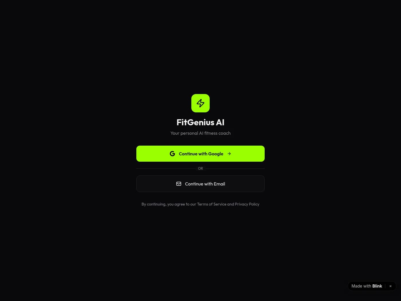 FitGenius AI SaaS