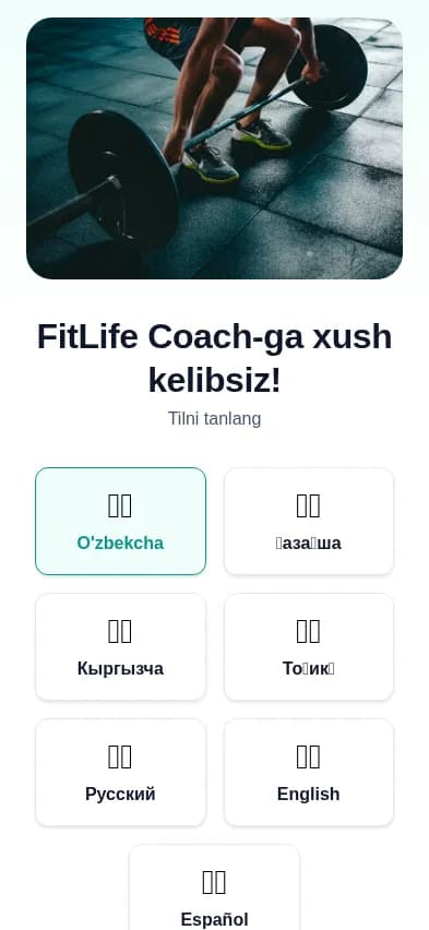 FitLife Multilingual Coach