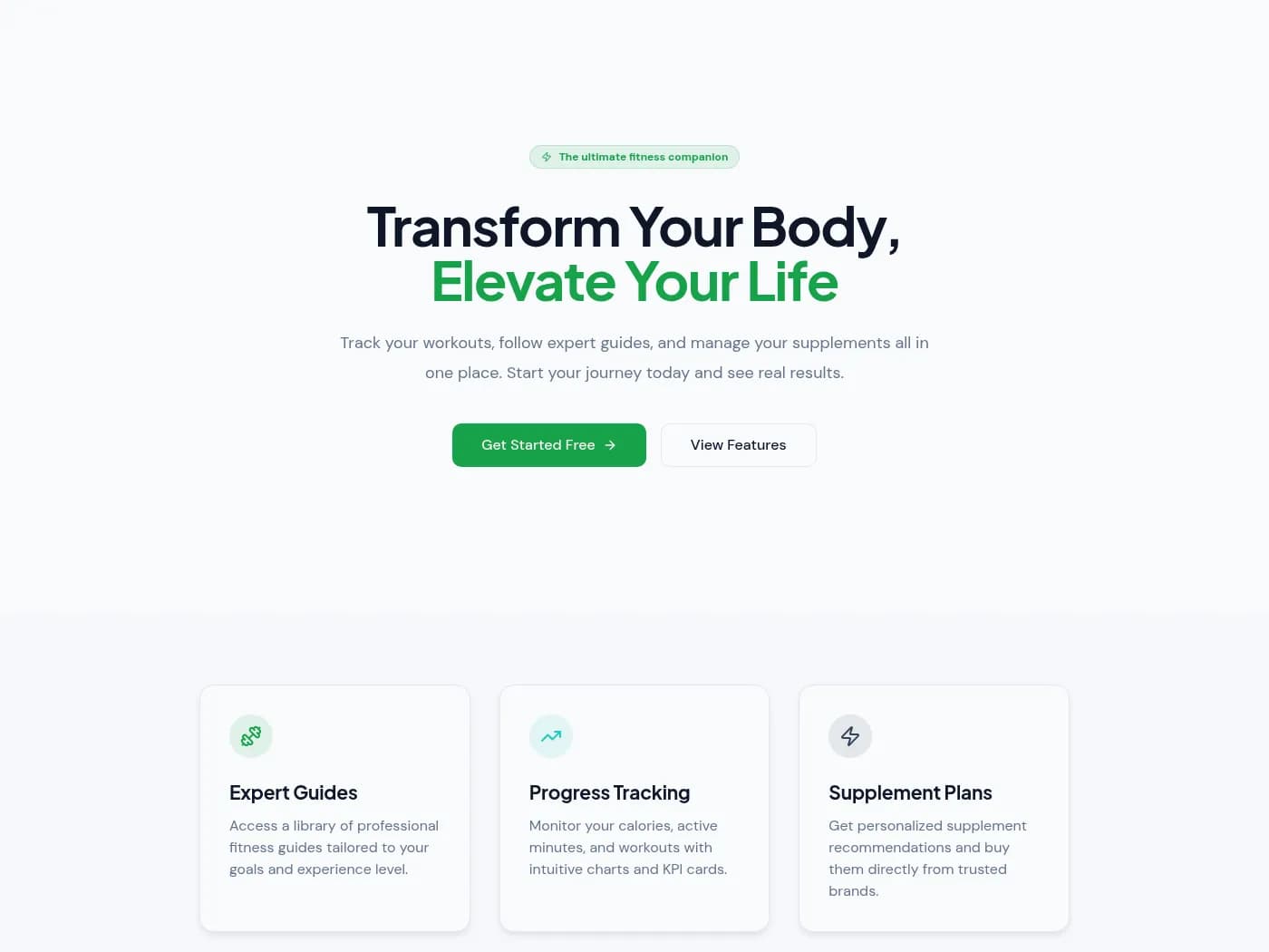 FitLife Companion