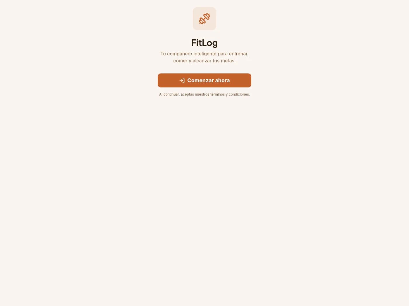 FitLog Fitness & Nutrition App