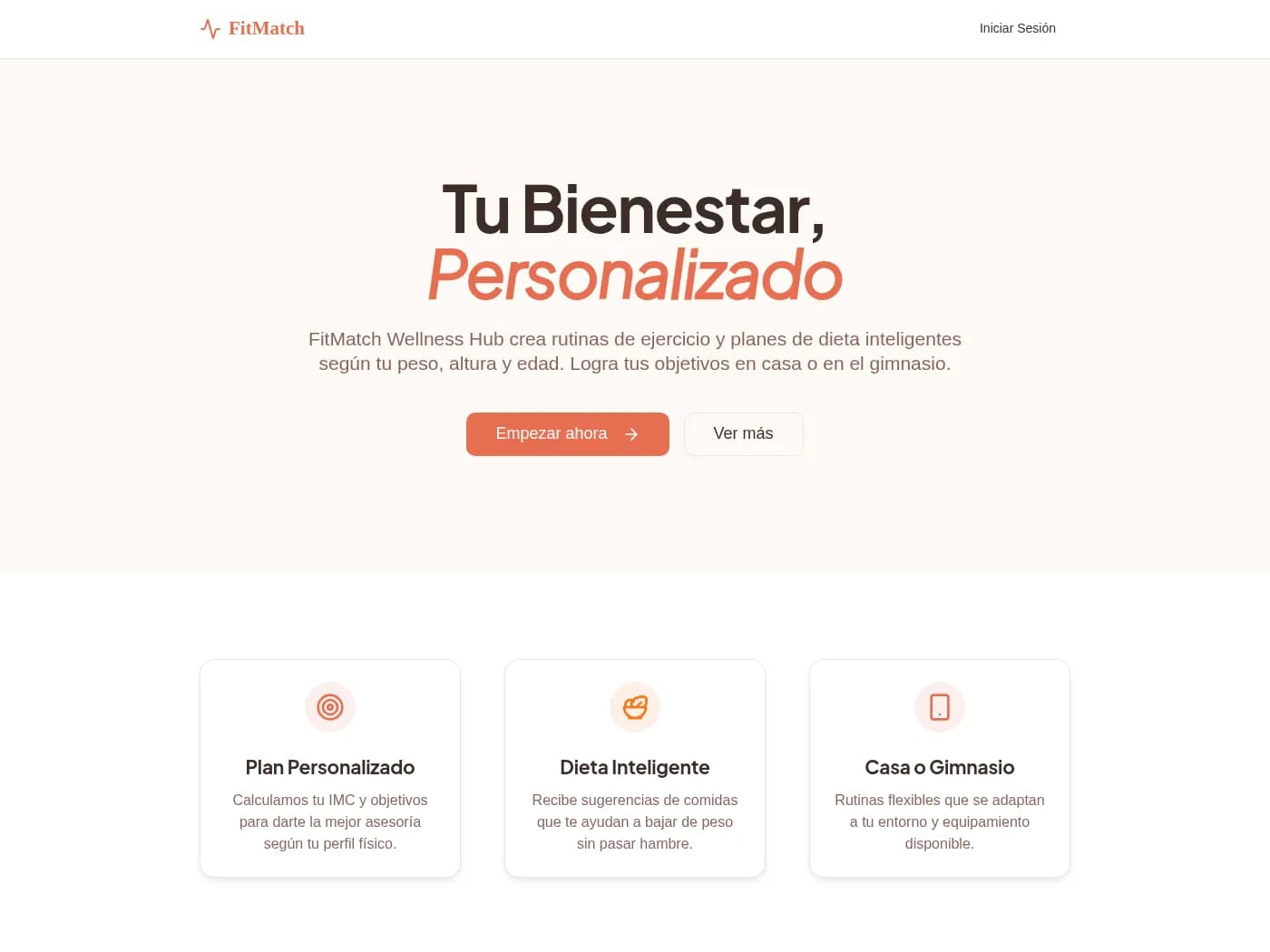 FitMatch Wellness Hub