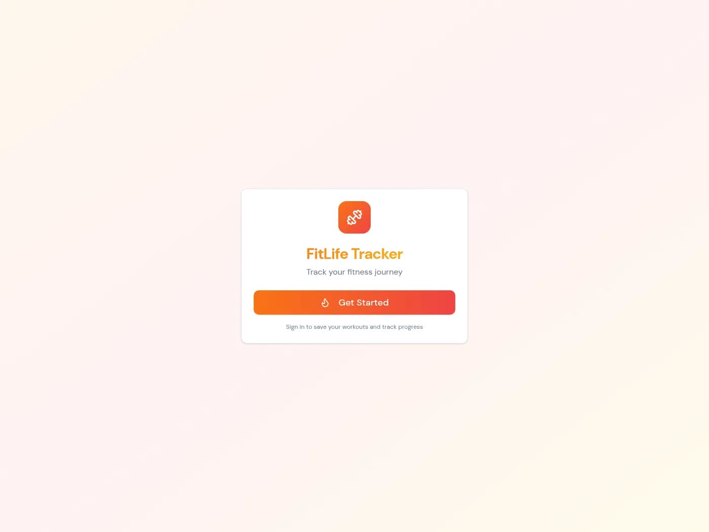 FitLife Tracker