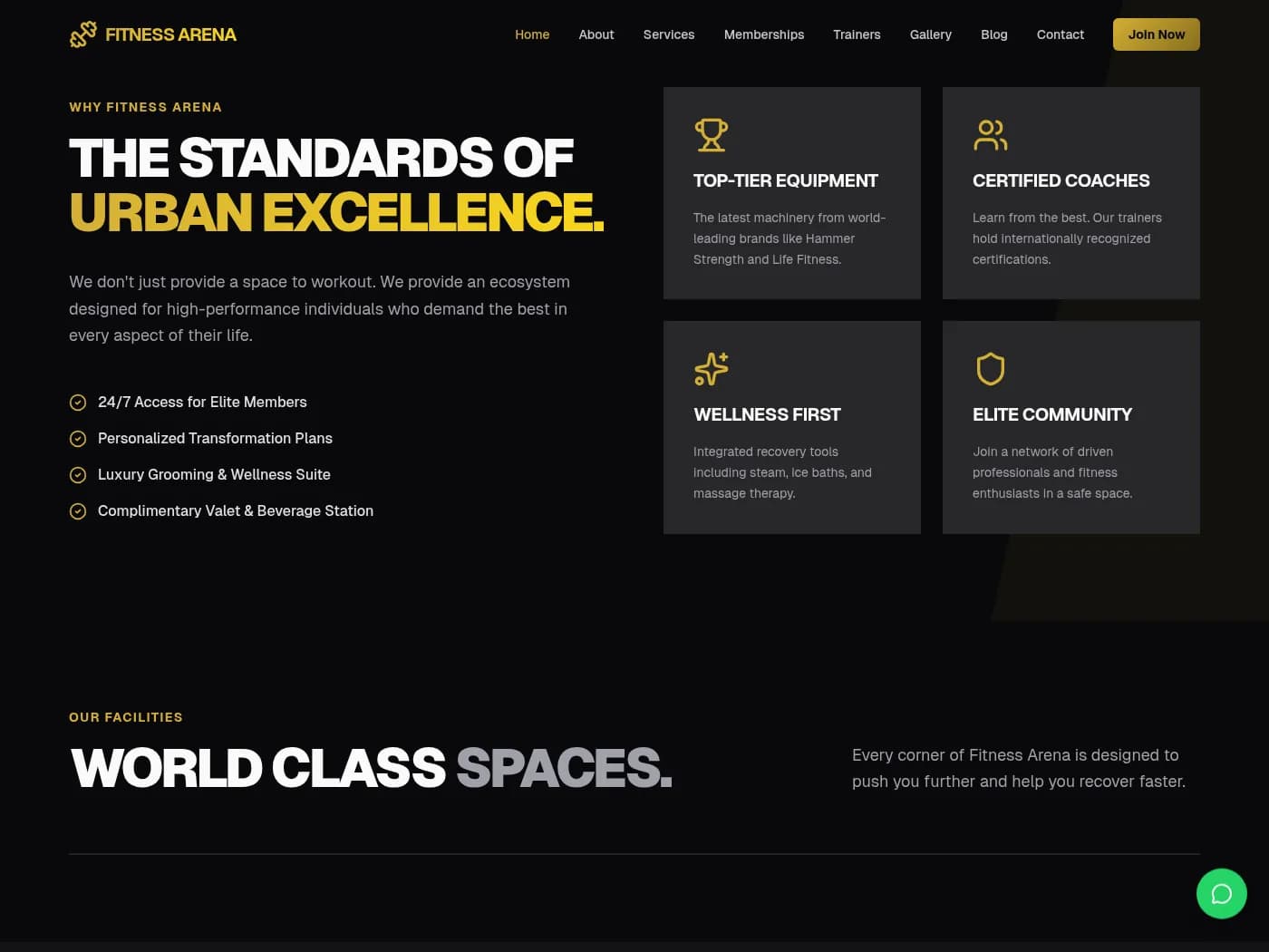 Fitness Arena Luxury Site