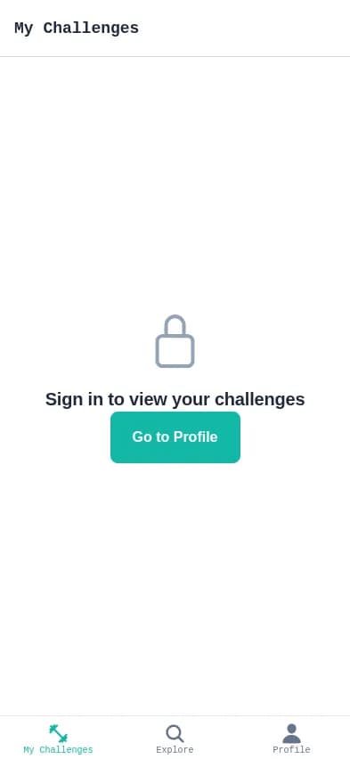 Challenge Tracker