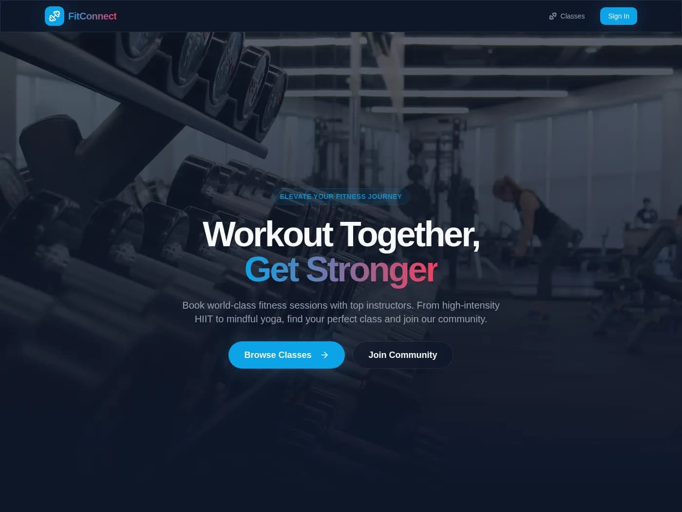 Fitness Class Scheduler