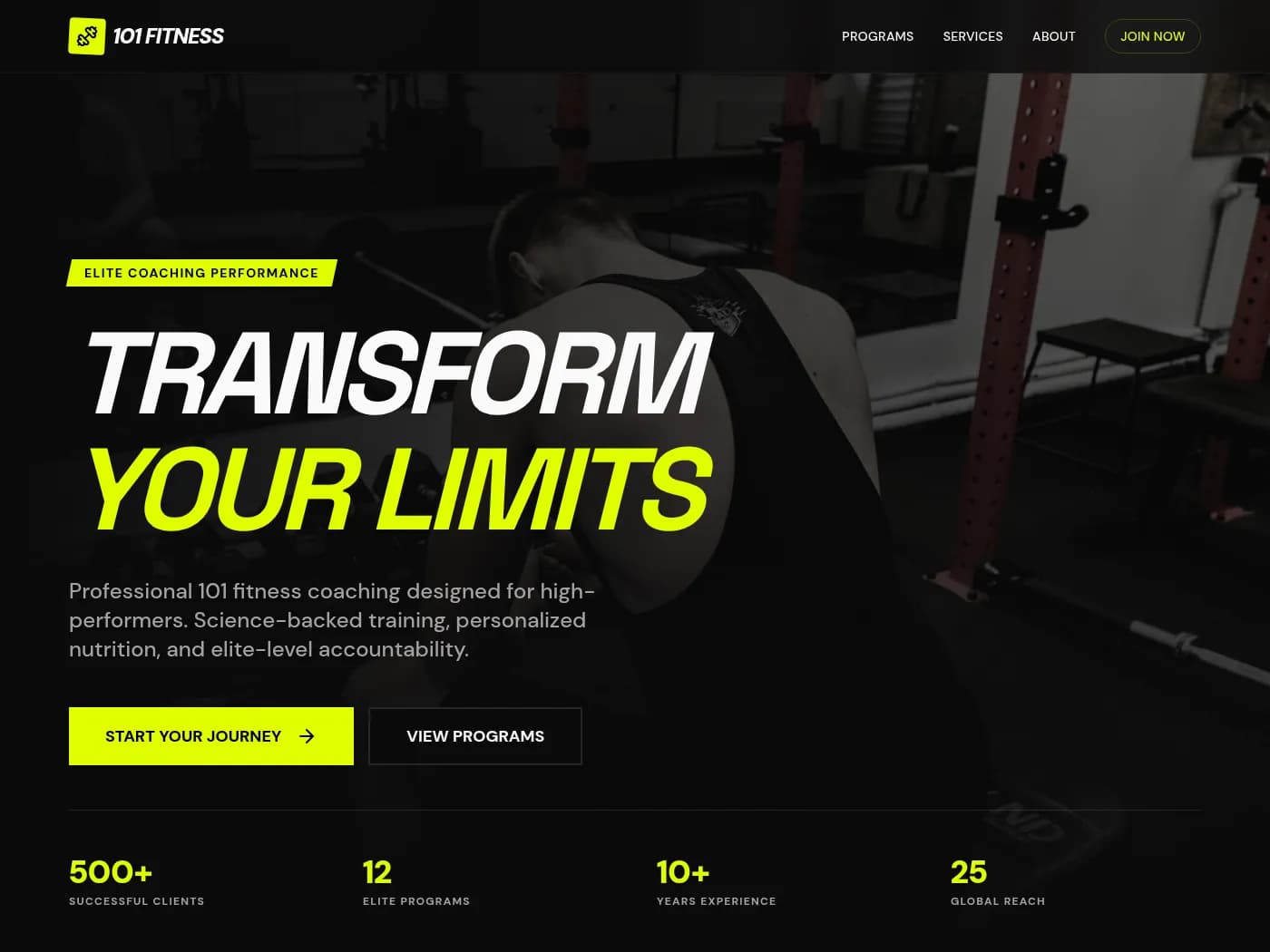 101 Fitness Coaching Site