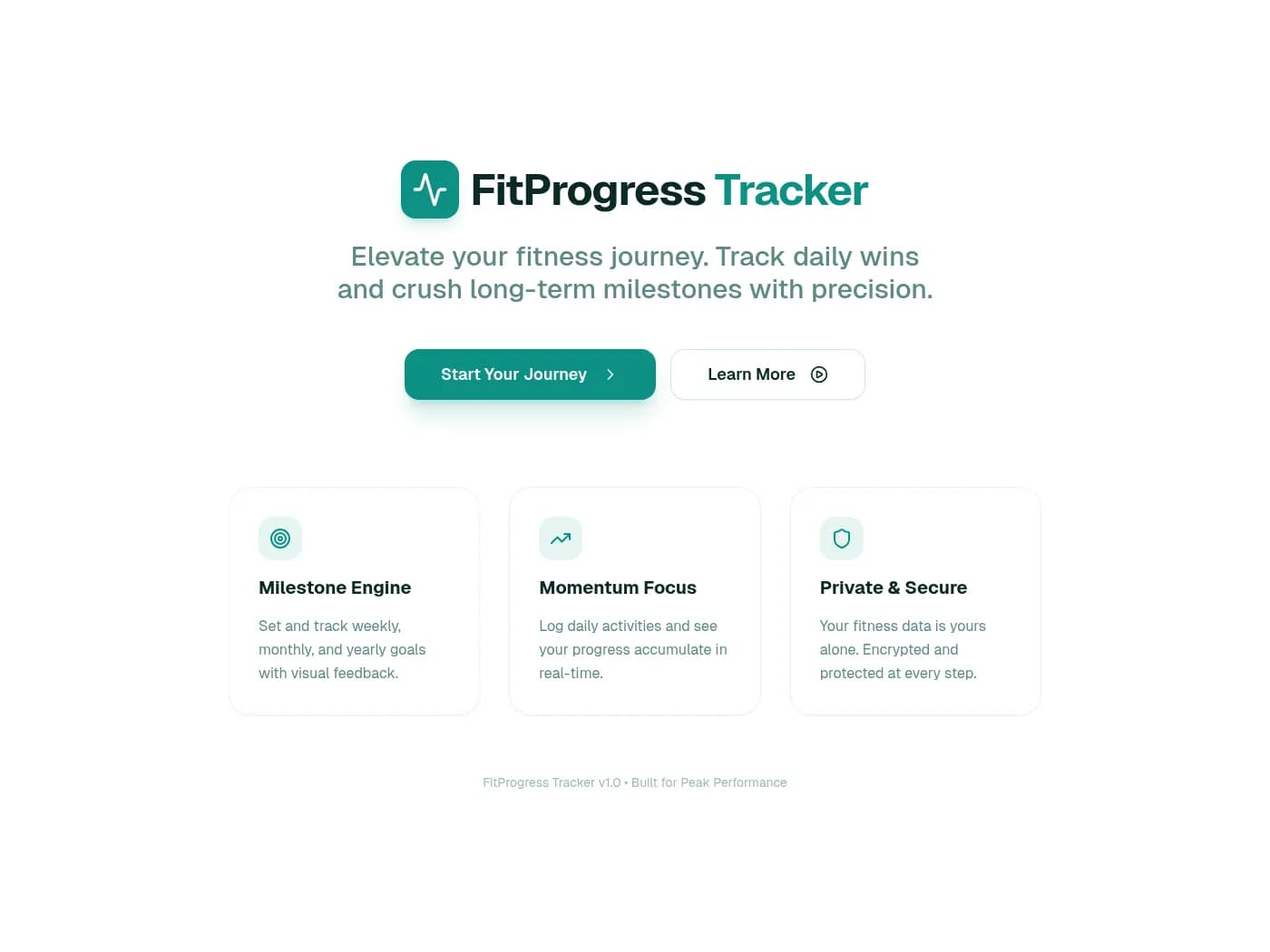 FitProgress Tracker